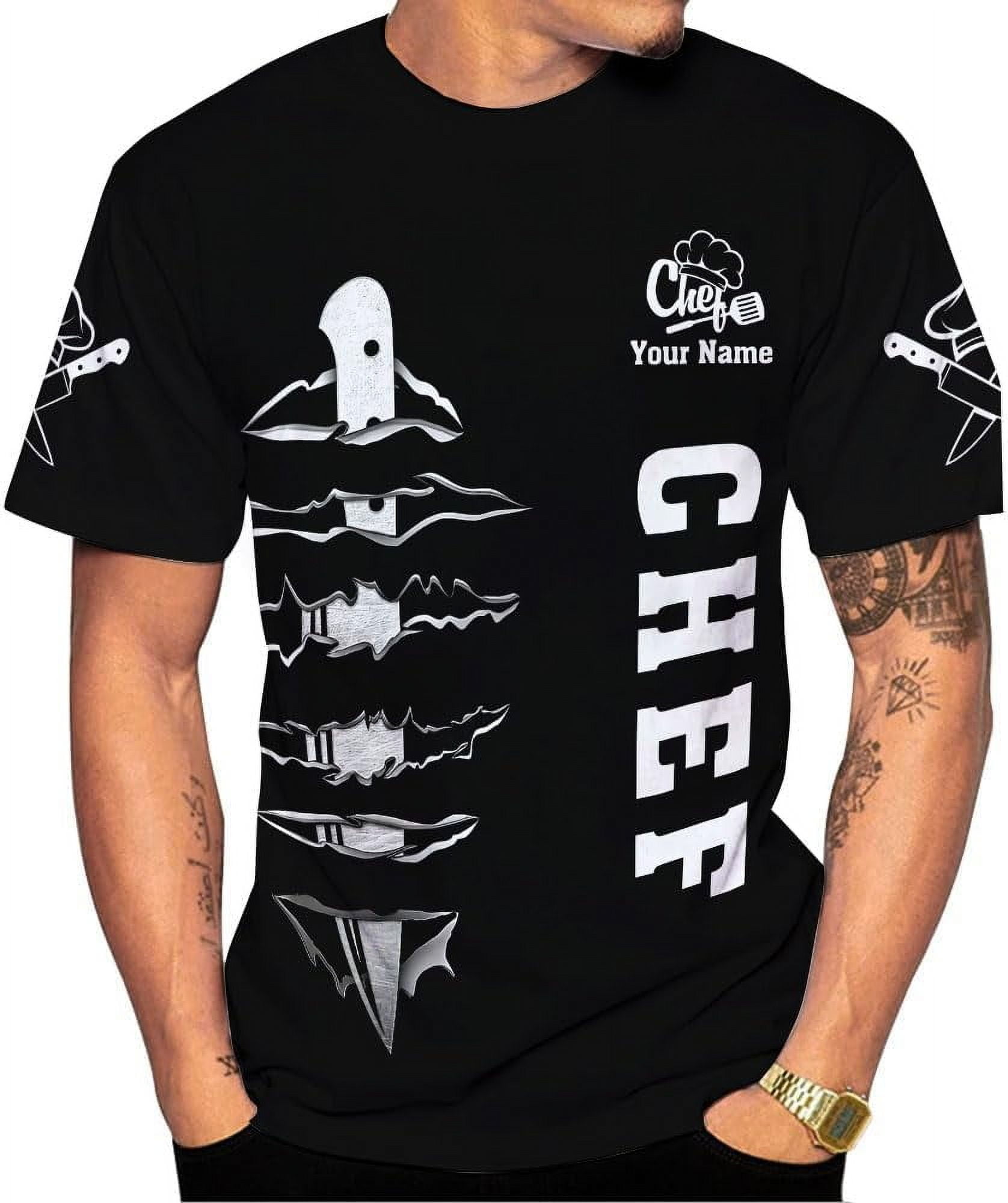 Personalized Chef Shirt, Chef Shirts for Men Chef Shirts for Women ...