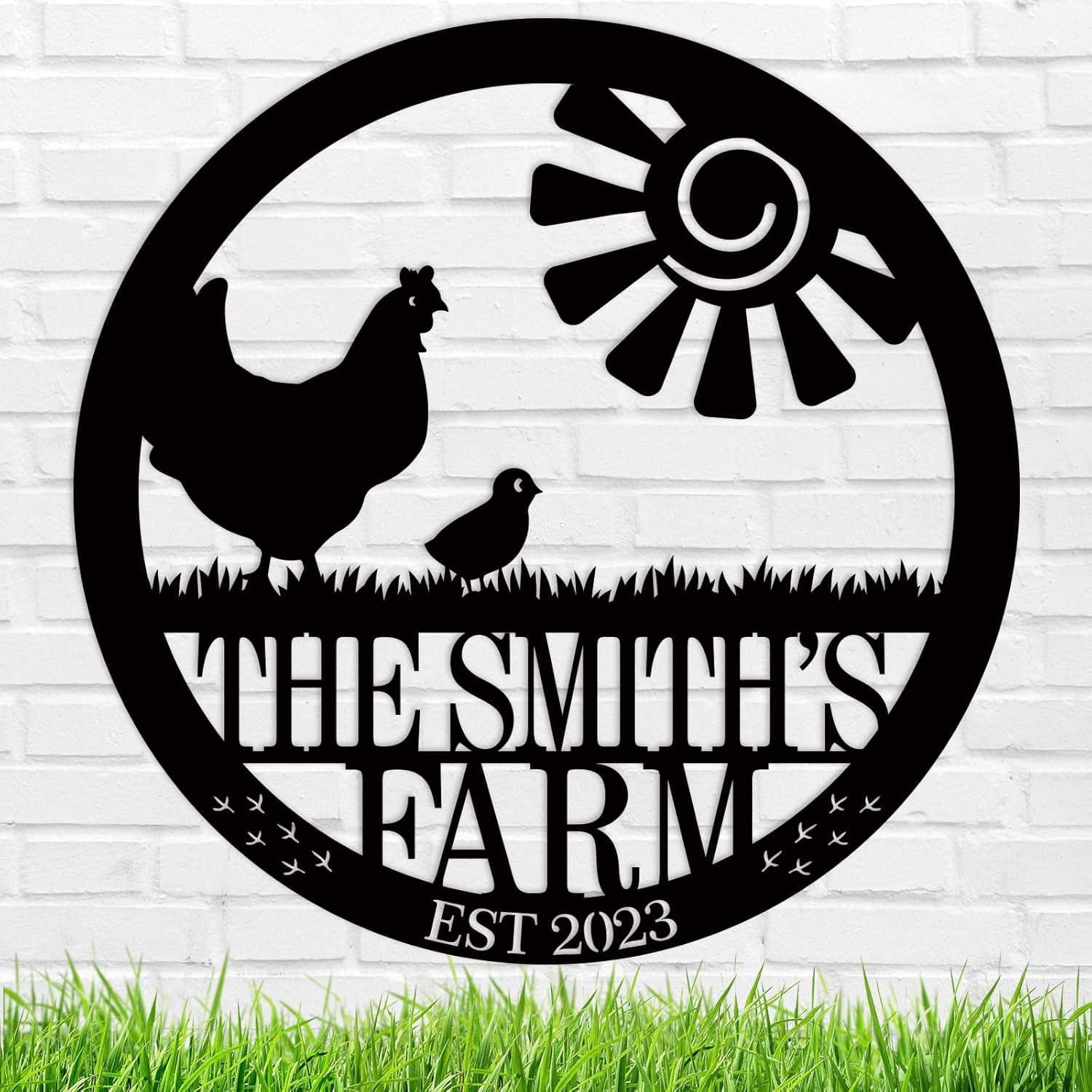 Personalized Chicken Farm Sign, Custom Chicken Coop Signs - Walmart.com