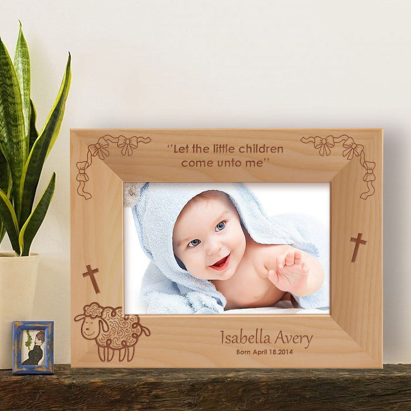 Personalized Children Picture Frame, Custom Baby Picture Frame, Newborn ...