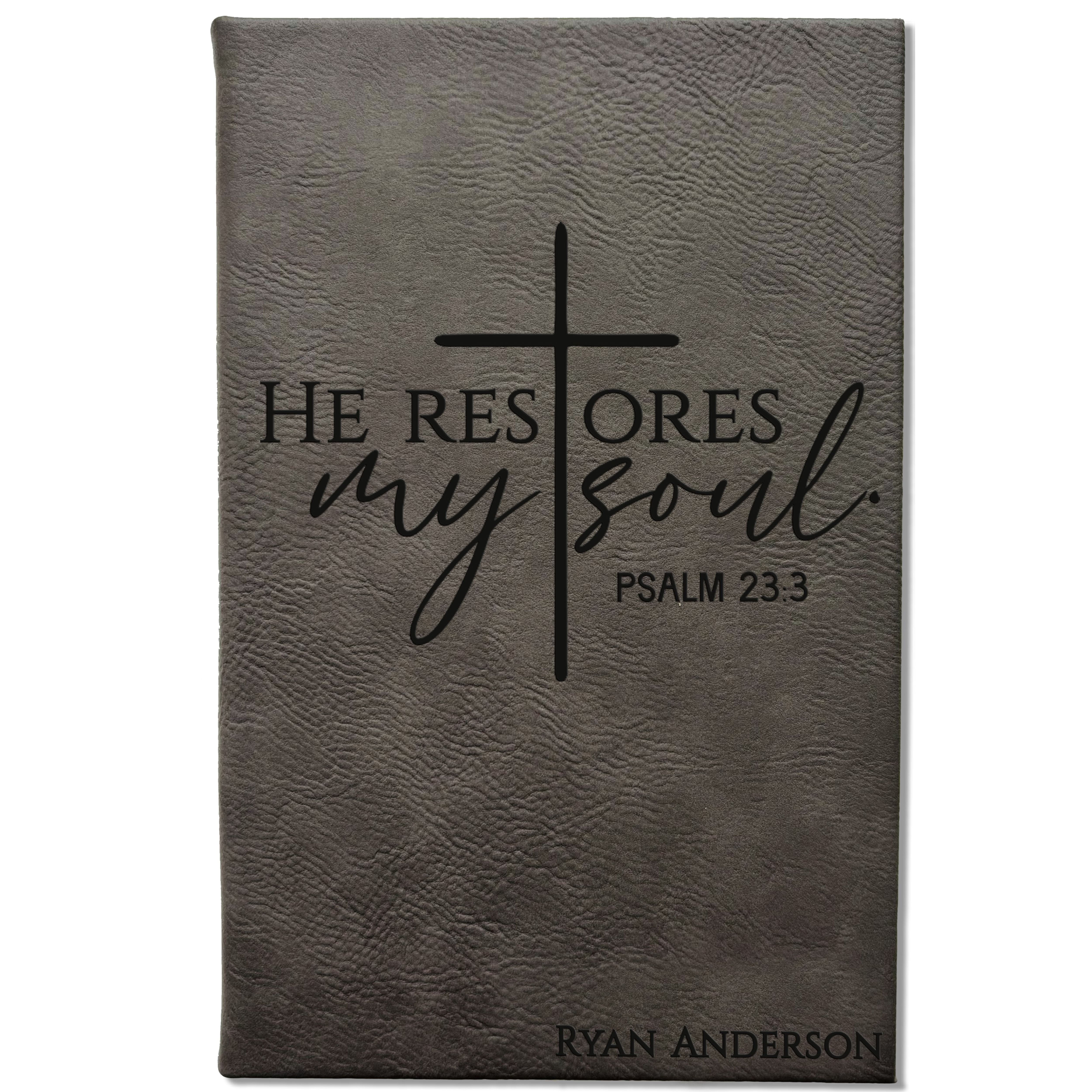 Personalized Christian Prayer Journal for Men & Women, Custom Engraved ...