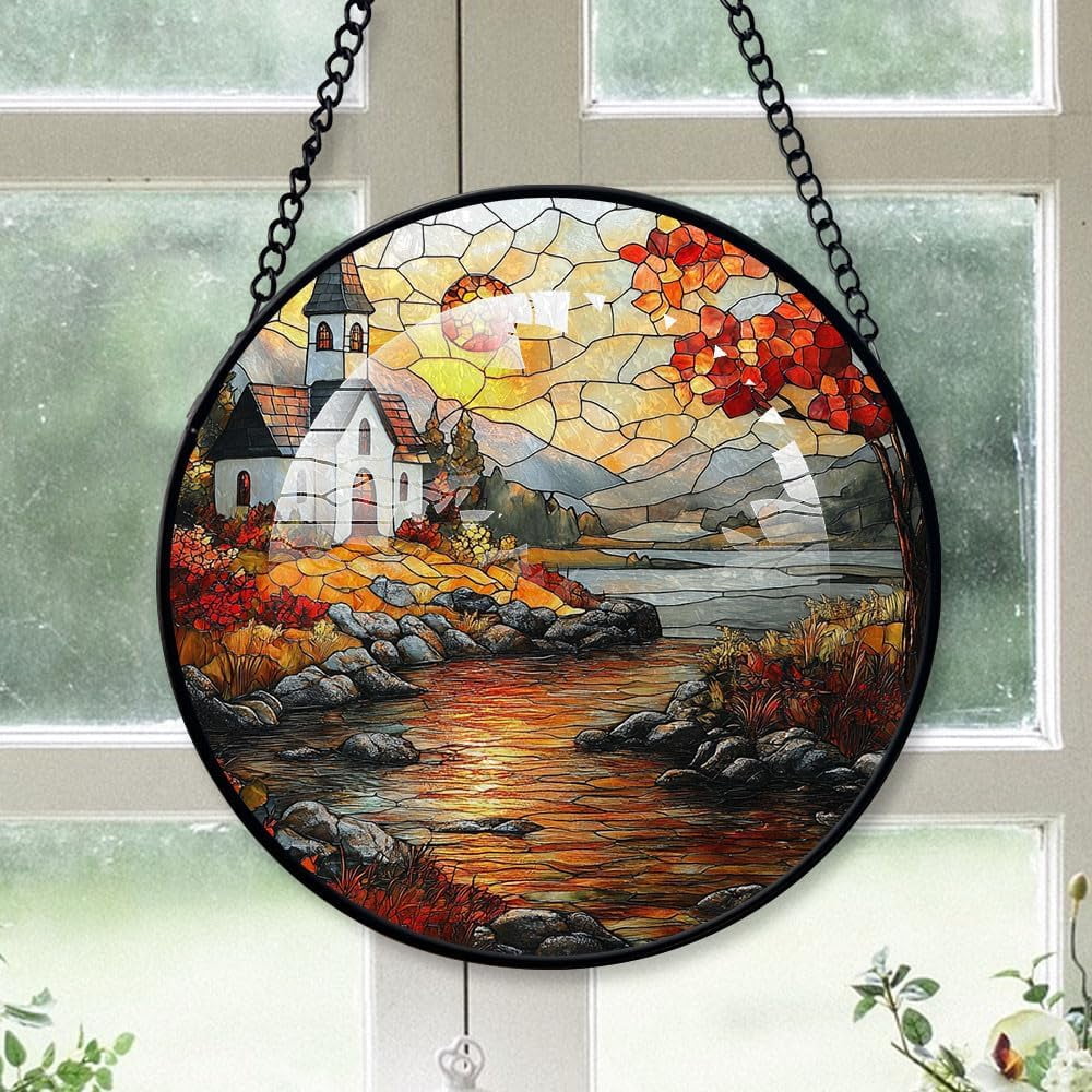 Personalized Christian Suncatcher Stained Glass, Christian Gifts for ...