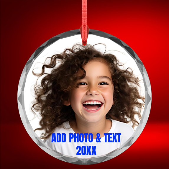 Personalized Christmas Ornament 2025 - Custom Picture Keepsake for Son ...
