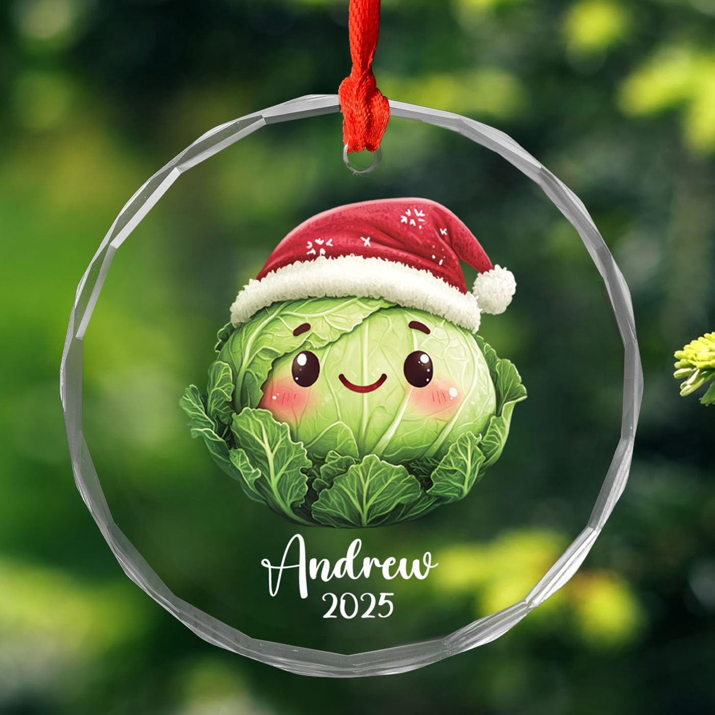 Personalized Christmas Ornament Gift For Farmer Gardener Broccoli Lover ...