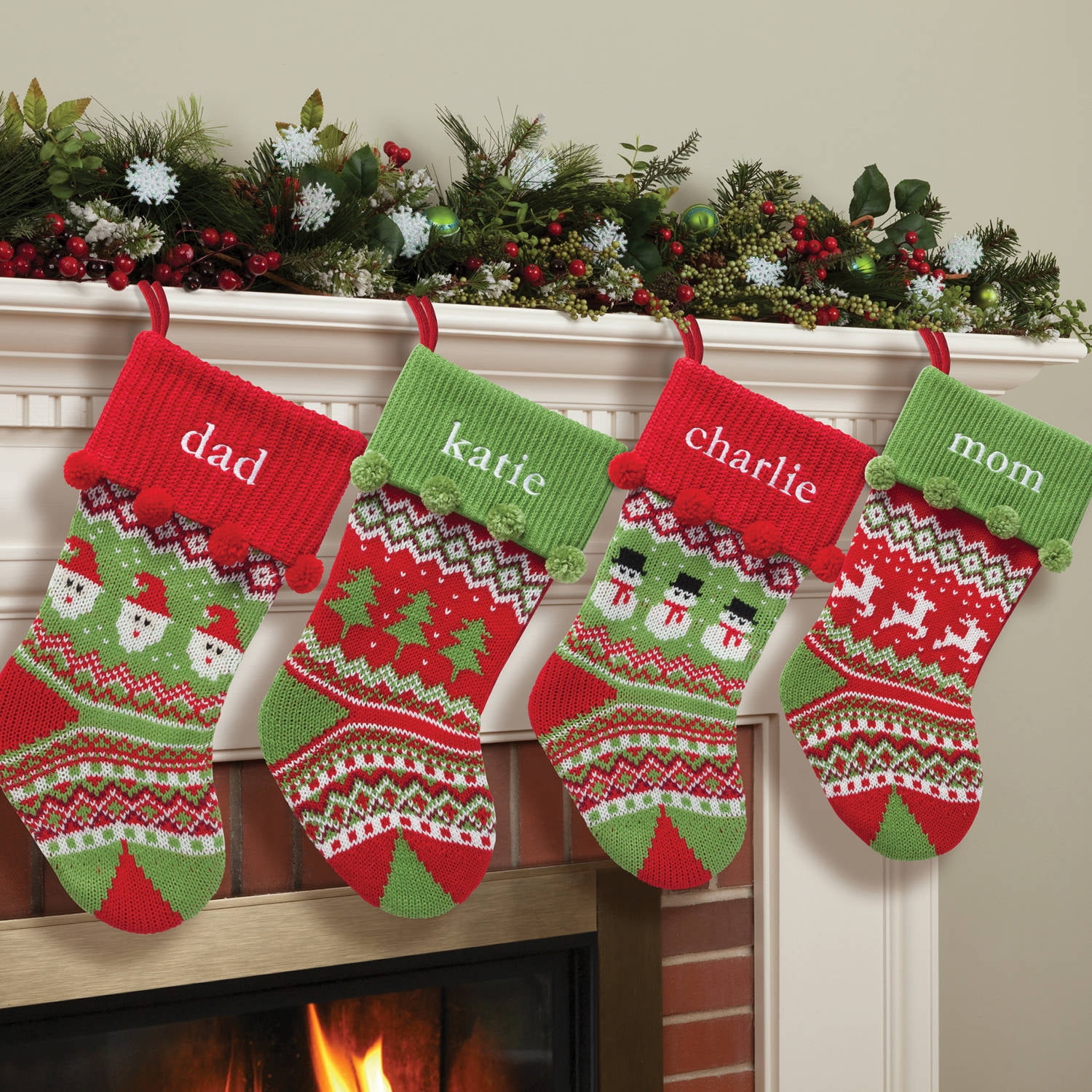 Personalized Christmas Stocking, 4 Styles to Choose From - Walmart.com