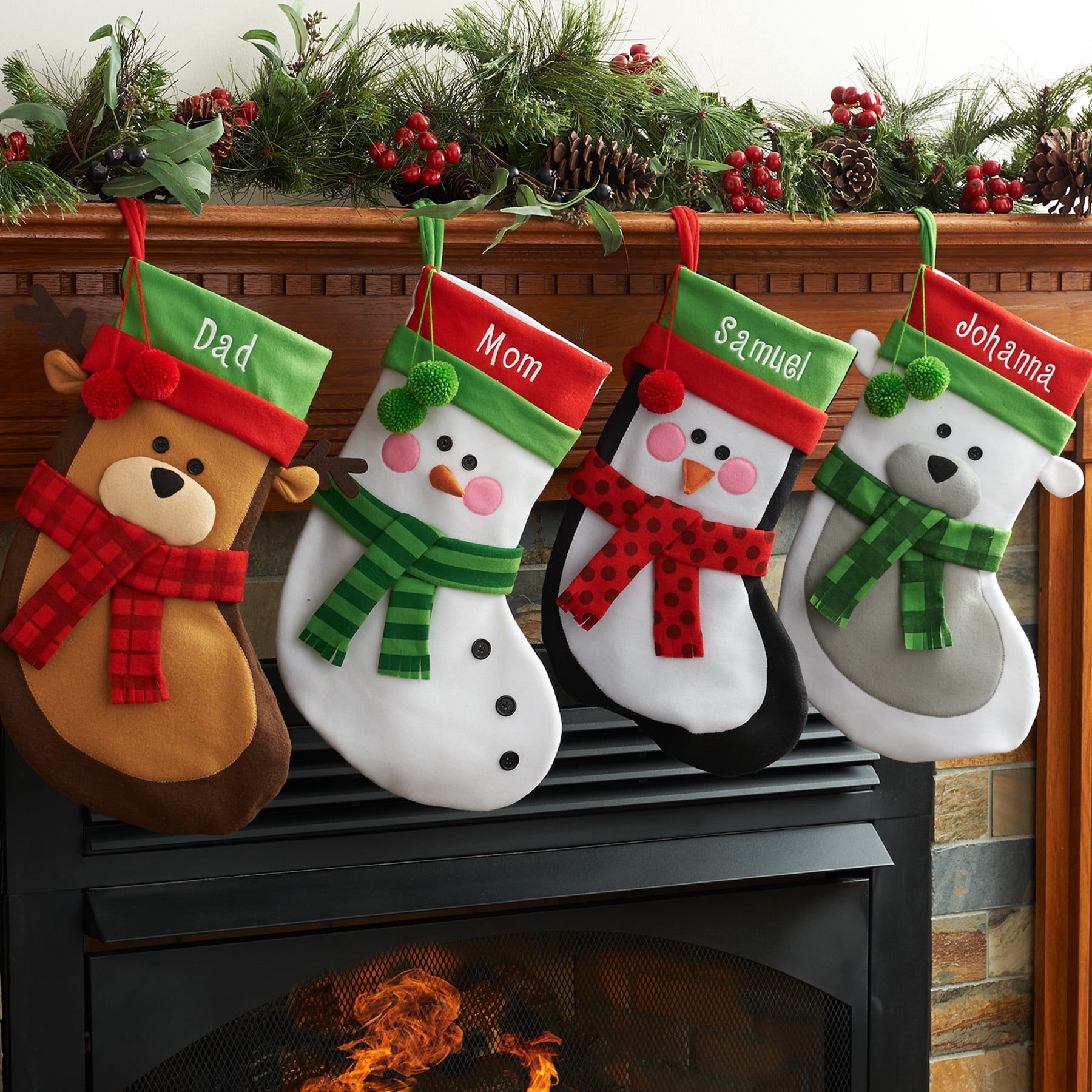 Personalized Christmas Stocking Available In Different Animals ...