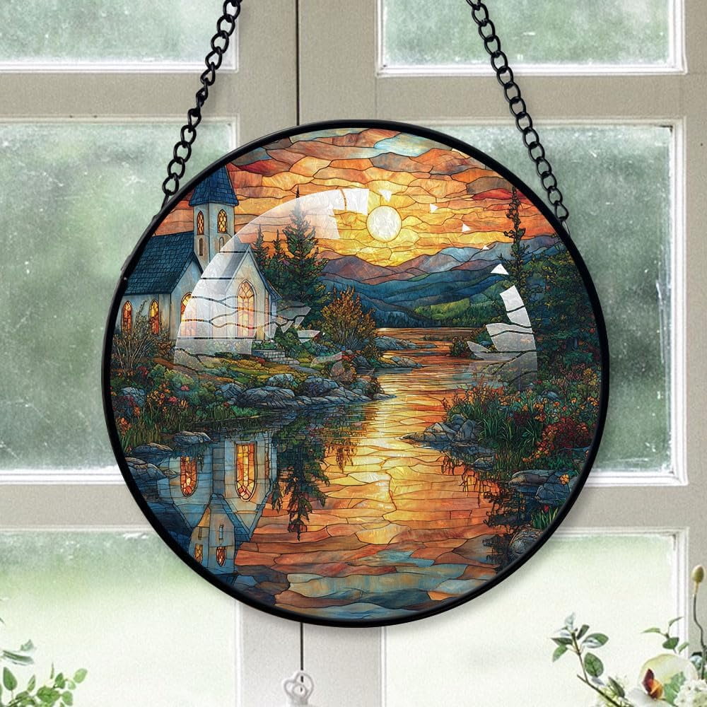 Personalized Church Suncatcher Stained Glass Suncatchers, Church ...