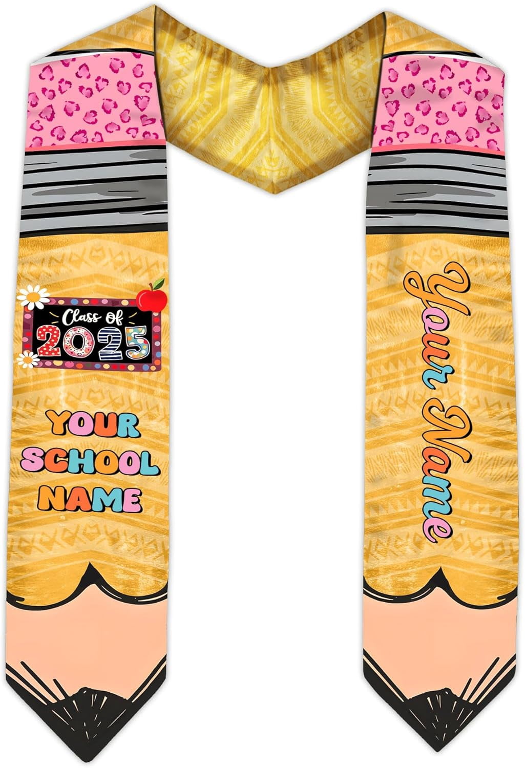 Personalized Class Of 2025 Teacher Graduation Stole Custom Teacher ...
