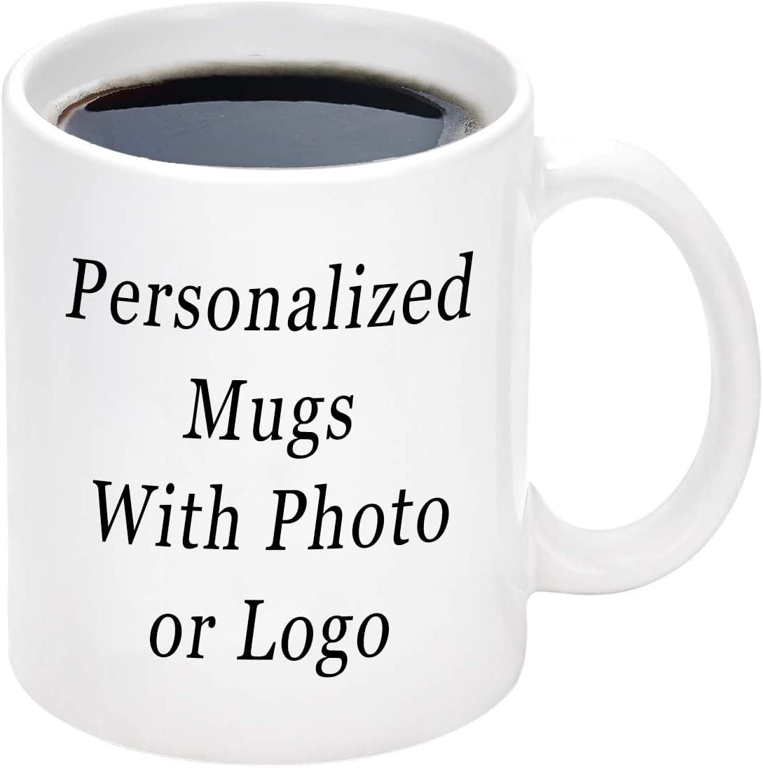 Personalized Coffee Mug - Add Your Custom Text, Picture or Logo on ...