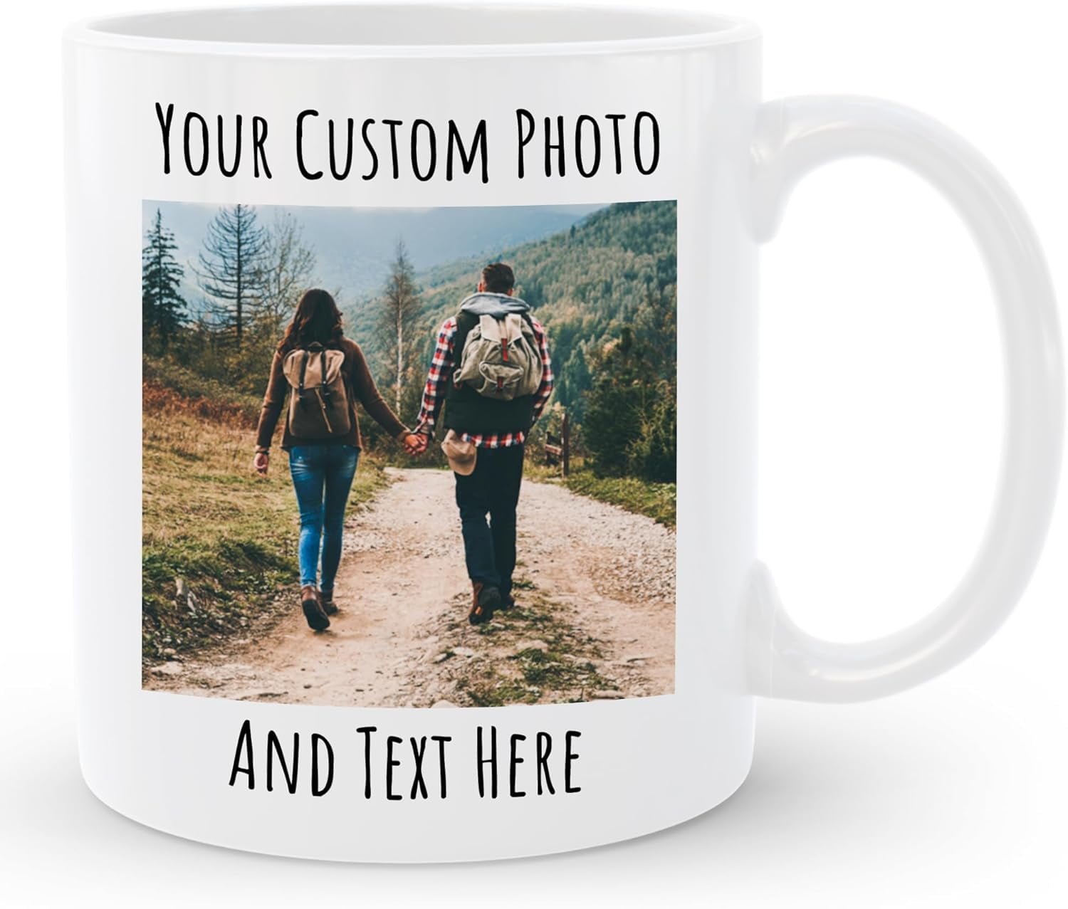 Personalized Coffee Mug, Custom Picture Text or Logo Ceramic Mug ...