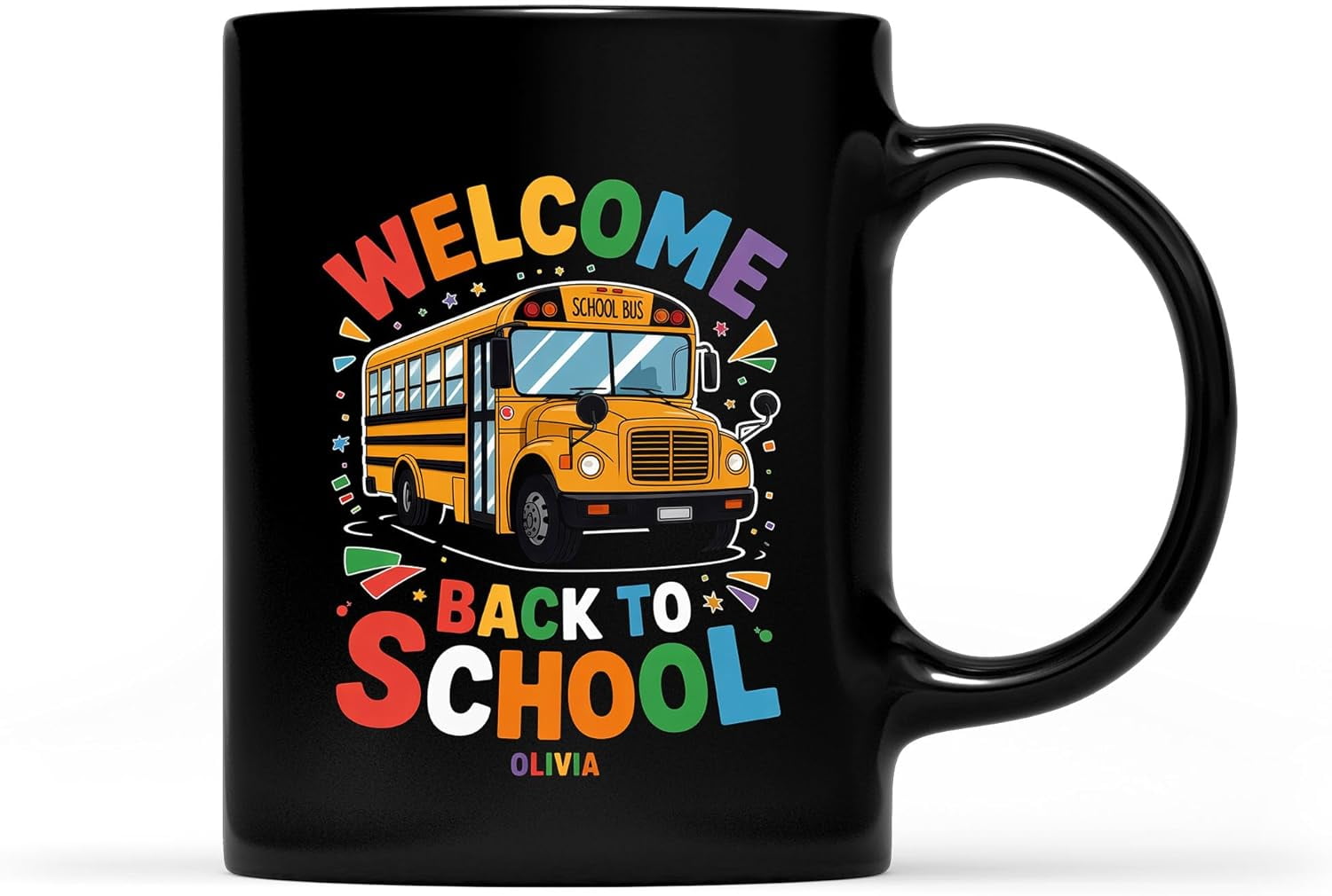Personalized Coffee Mug Men Women Welcome Back To School Bus Driver ...