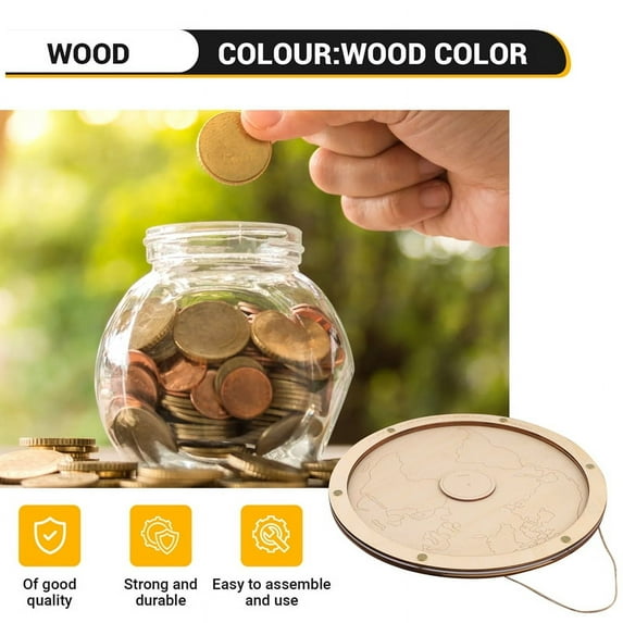 Personalized Coin Box Travel Gift Discs for Playing with Coins Sliding ...