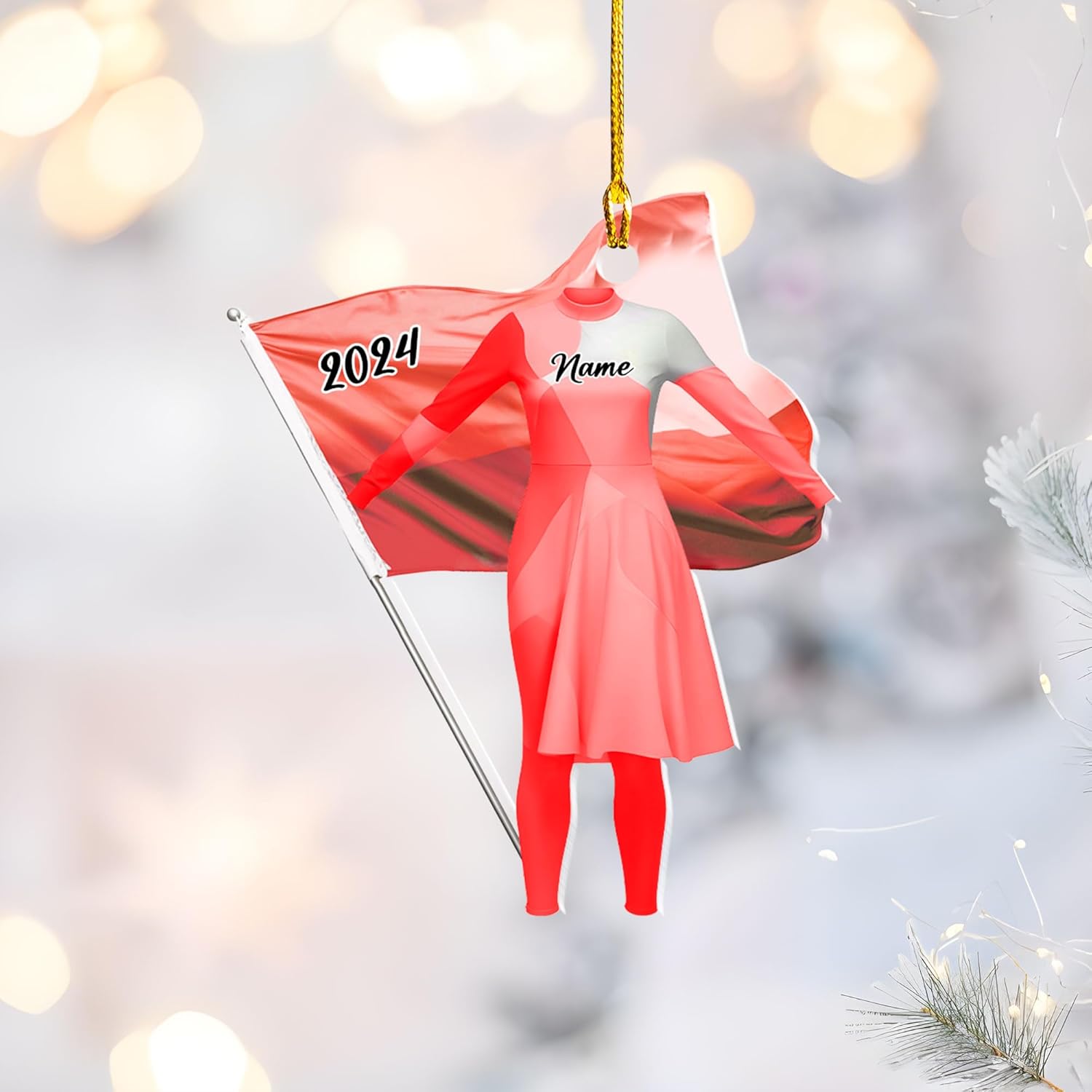 Personalized Colorguard 2025 Colorguard Christmas Ornament, Custom ...