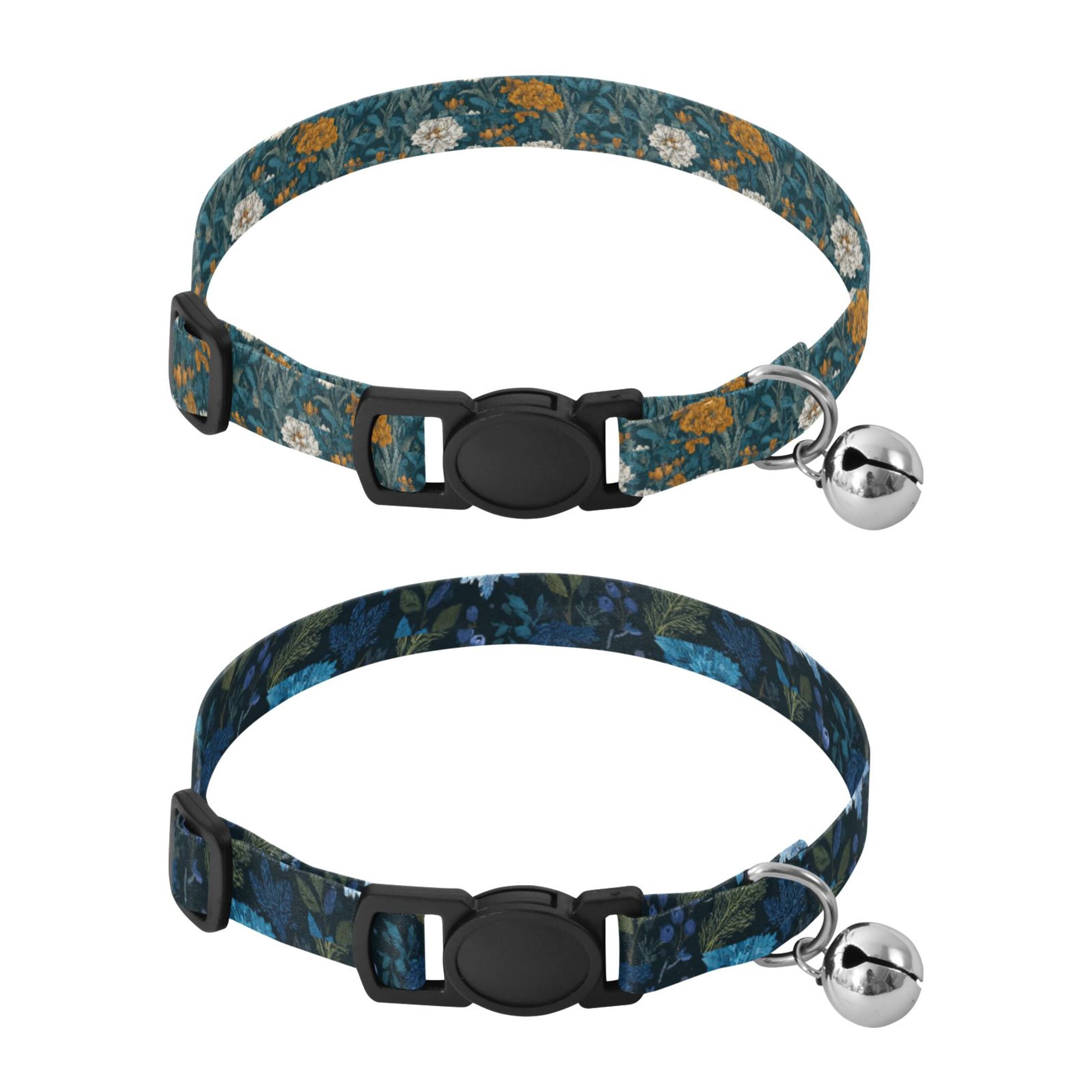 Personalized Comfortable Soft Pet Collar With Bell Design For Dogs Cats ...