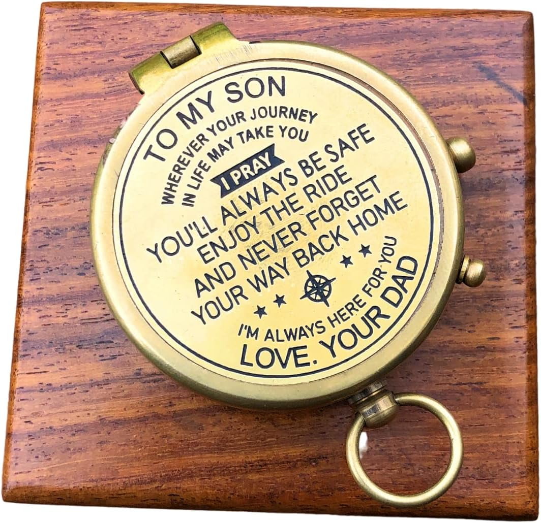 Personalized Compass Gift to My Son/Nautical Gift for Son from Dad/Gift ...