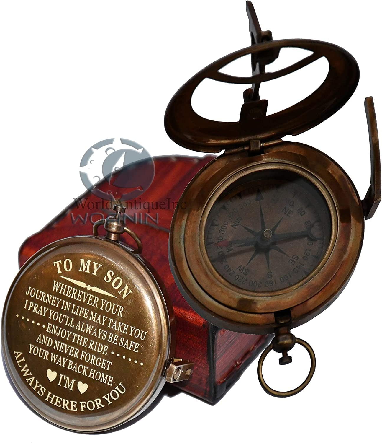 Personalized Compass, Gift for Husband, Son, to My Man, to My Fiancé ...