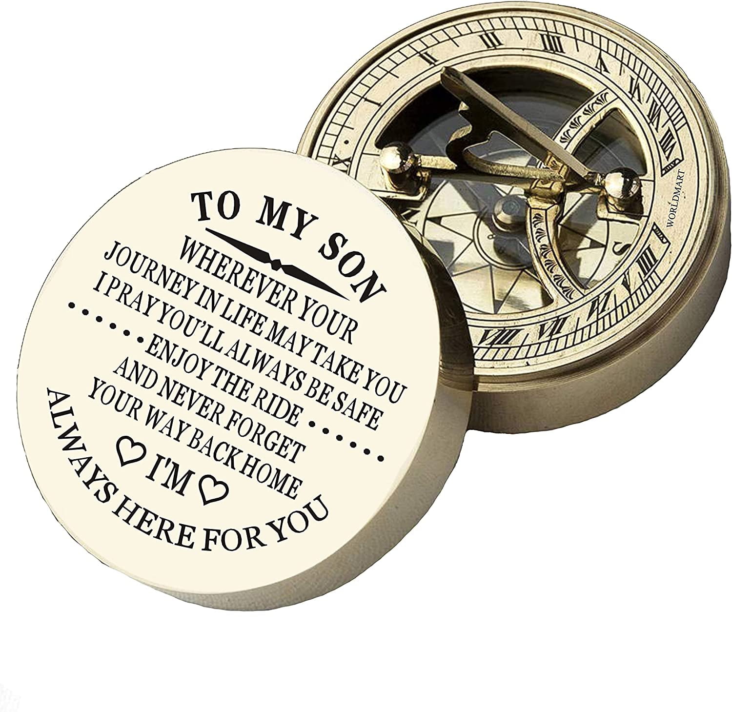 Personalized Compass, Gift for Son, to Our Son, Mom to Son, Dad to Son ...