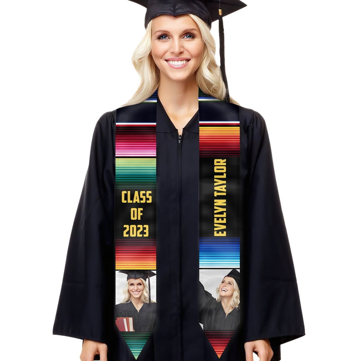 Personalized Congrats 2025 Graduation Stole, Custom Graduation Stole , Congratulation Stole ...