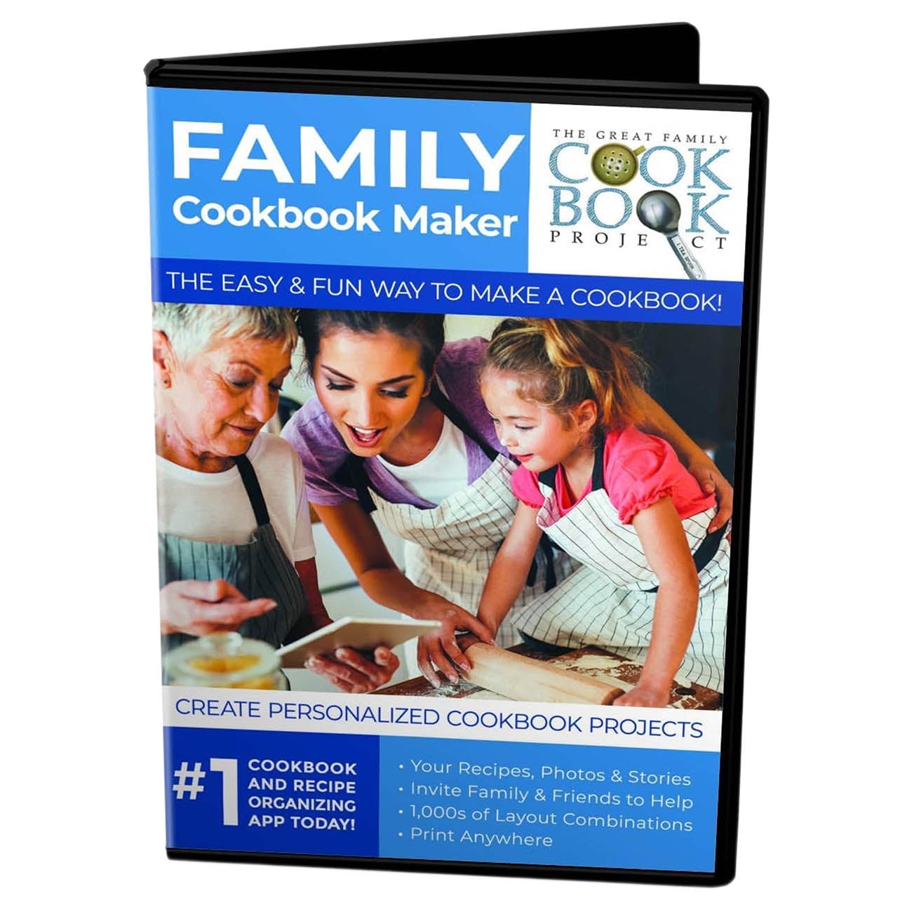 Personalized Cookbook Making Kit - Preserves Family Recipes Without ...