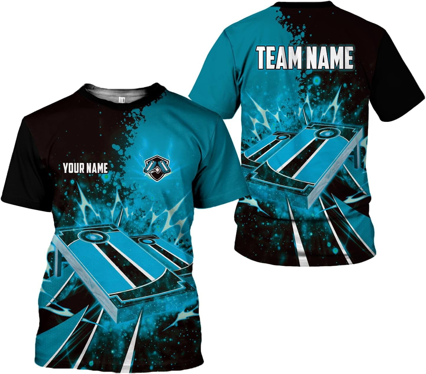 Personalized Cornhole 3D Player T-Shirt for Team Uniform Funny Gift Men ...