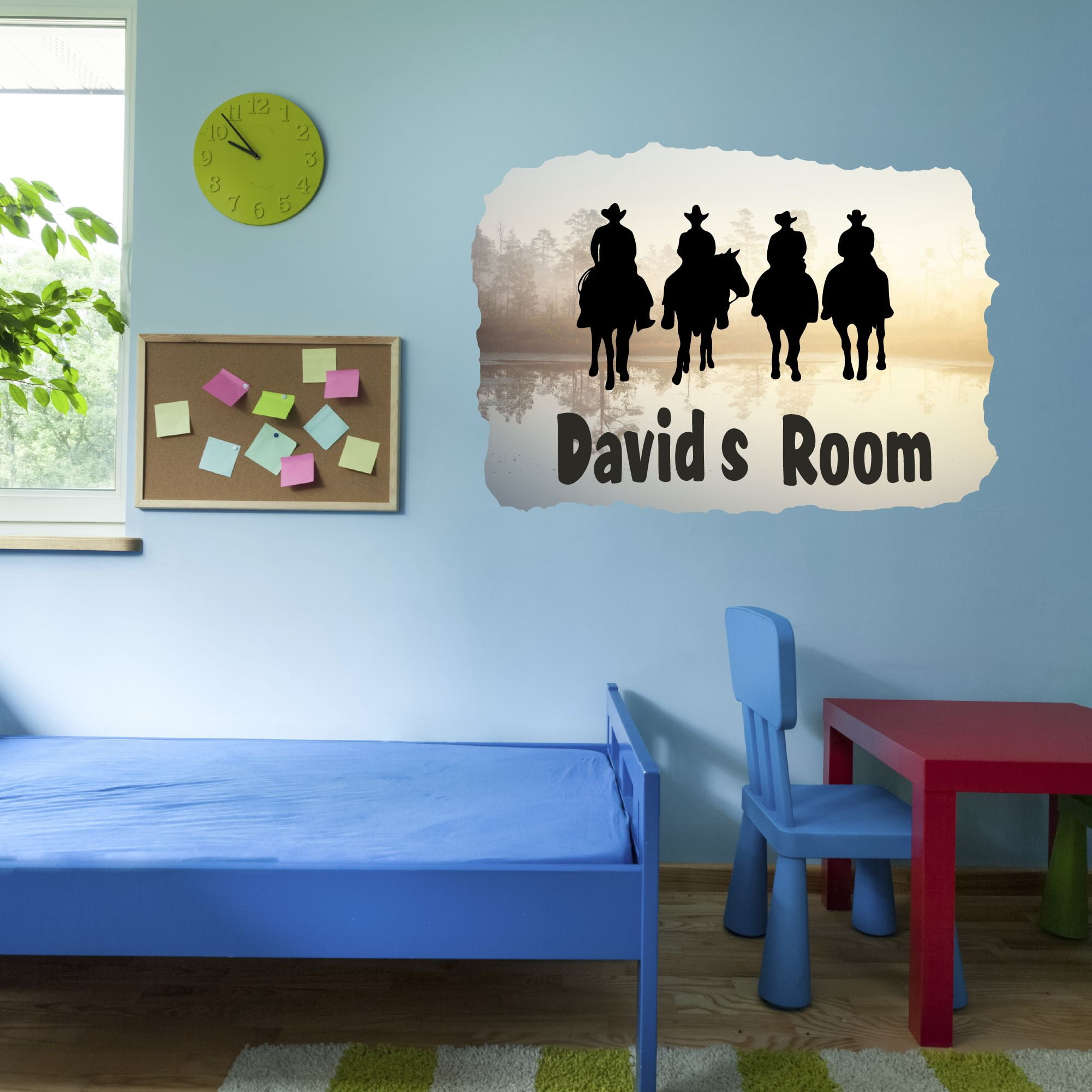 Personalized Country / Western / Cowgirl Wall Decals for Boys Room ...