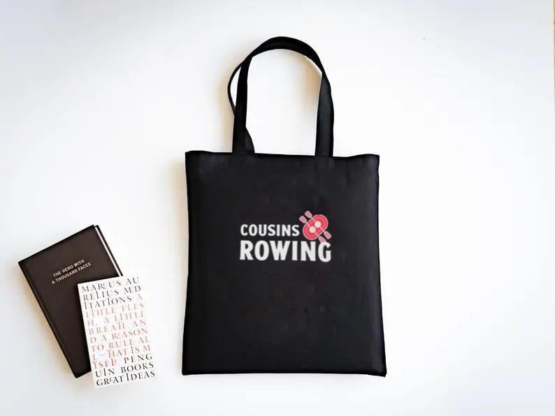 Personalized Cousins Rowing Tote Bags for Group Lake Day Memories ...