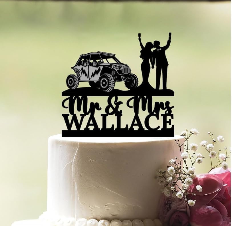 Personalized Custom Acrylic Cake Topper, For Engagements, Birthday ...