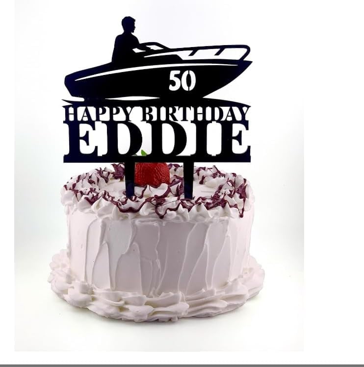 Personalized Custom Acrylic Cake Topper, For Engagements, Birthday ...