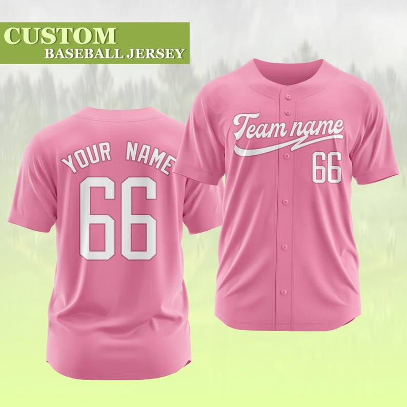 Personalized Custom Baseball Jersey Shirt Printed Stitched Team Name ...