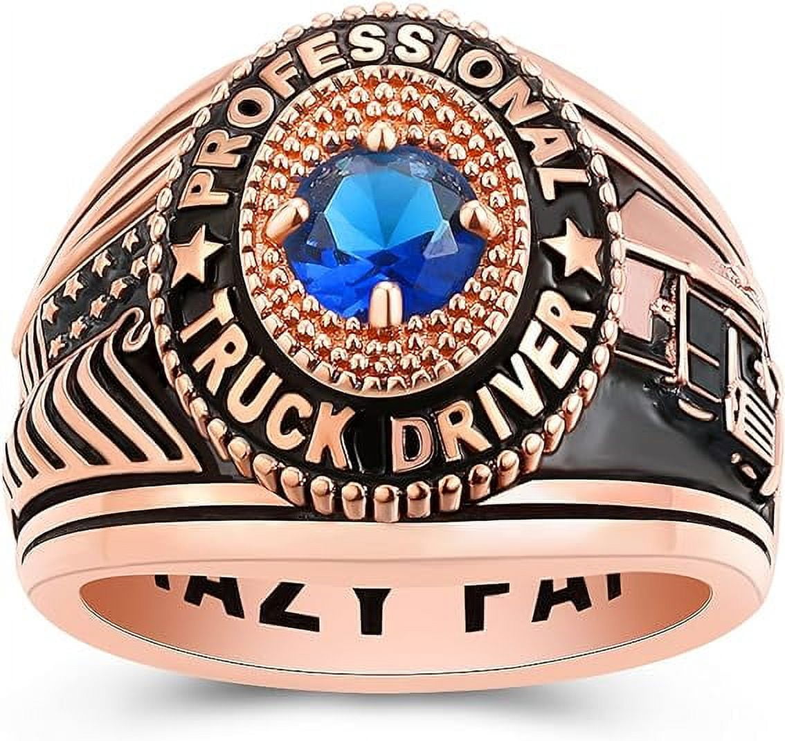 Personalized Custom Class Rings Sterling Silver Rings Class Rings for ...