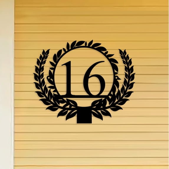Personalized Custom Door Sign Laser Cut House Number Outdoor Street ...