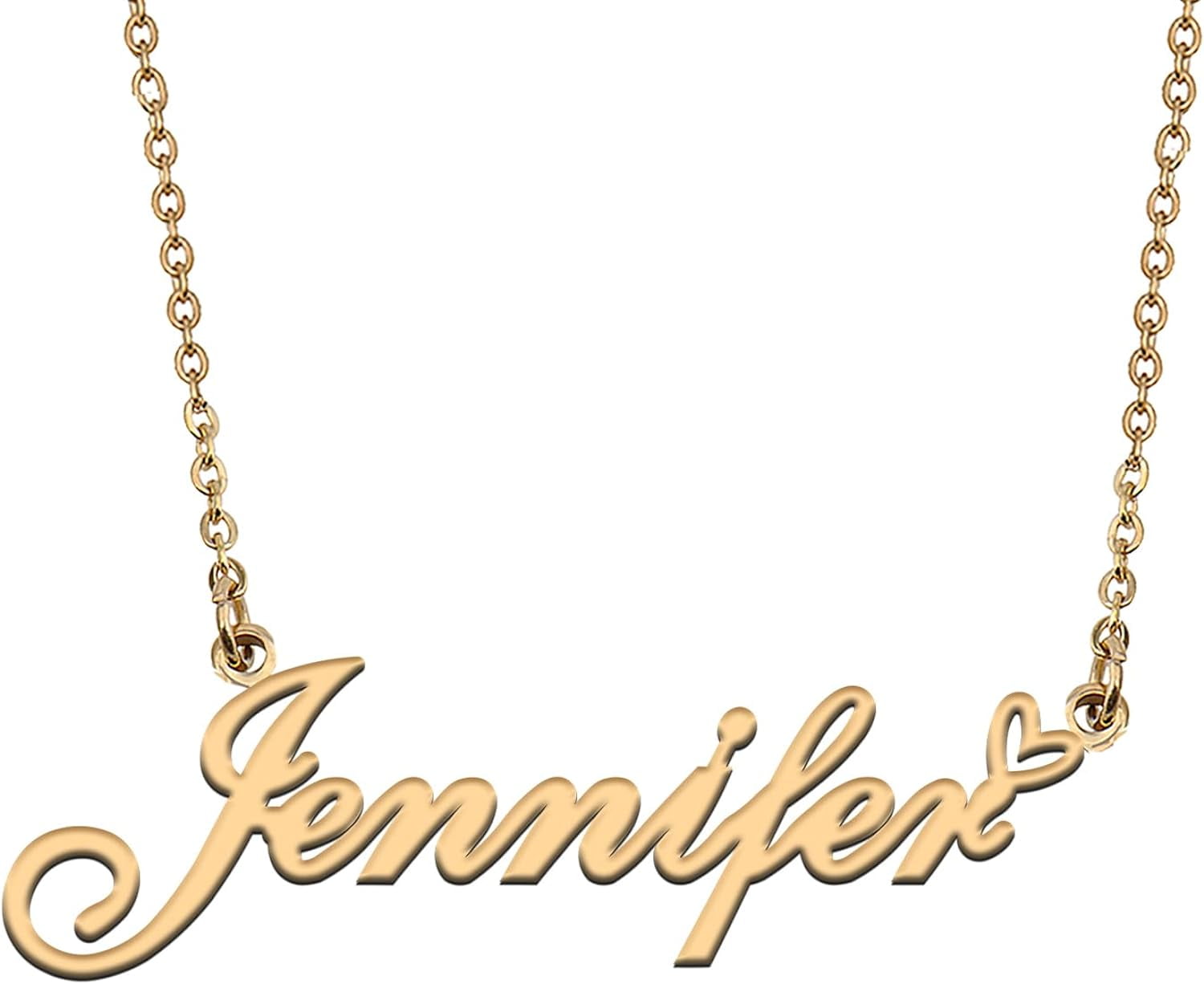 Personalized Custom Initial Pendant Name Necklaces For Womens In Gold ...
