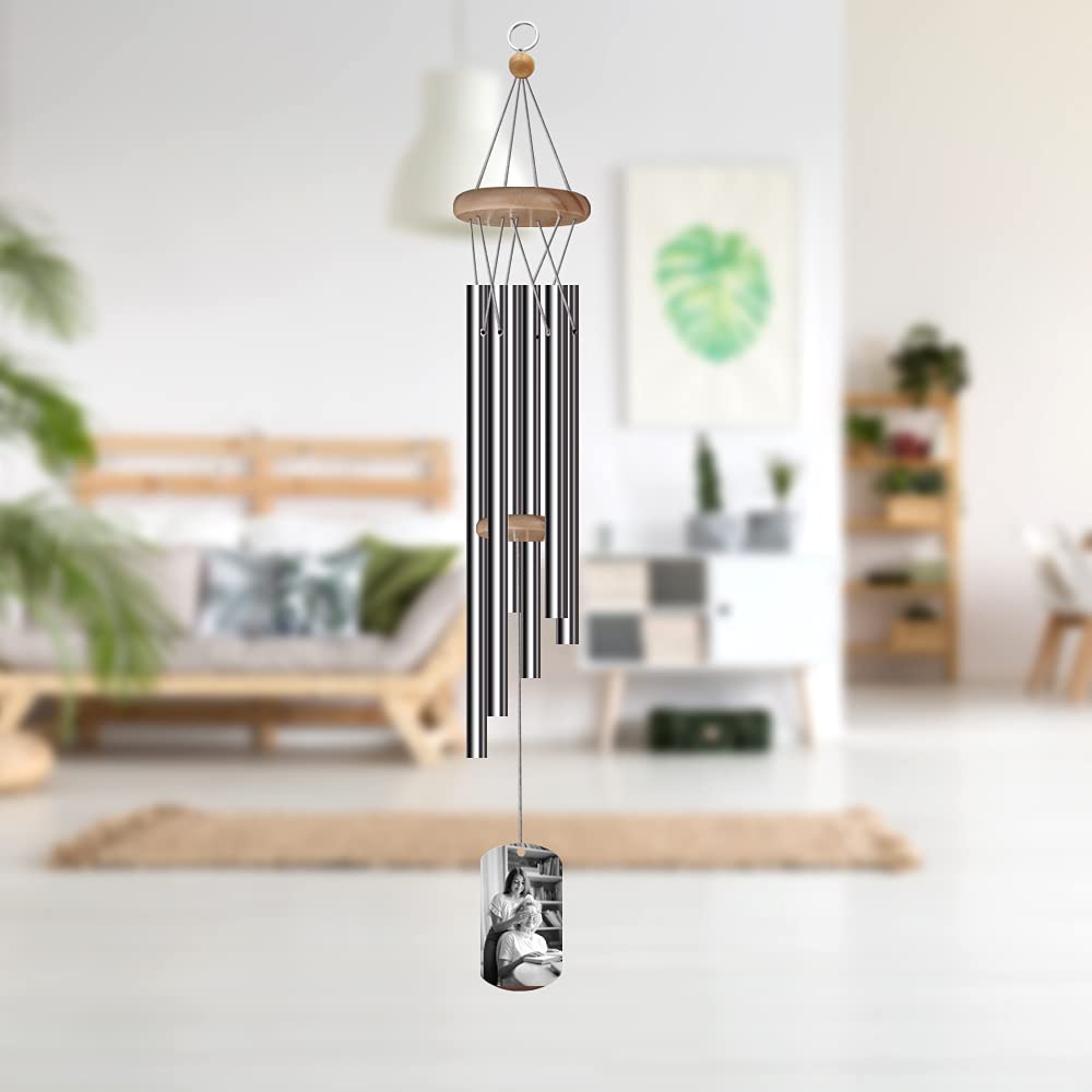 Personalized Custom Photo Wind Chimes Memorial Picture Wind Chimes For ...