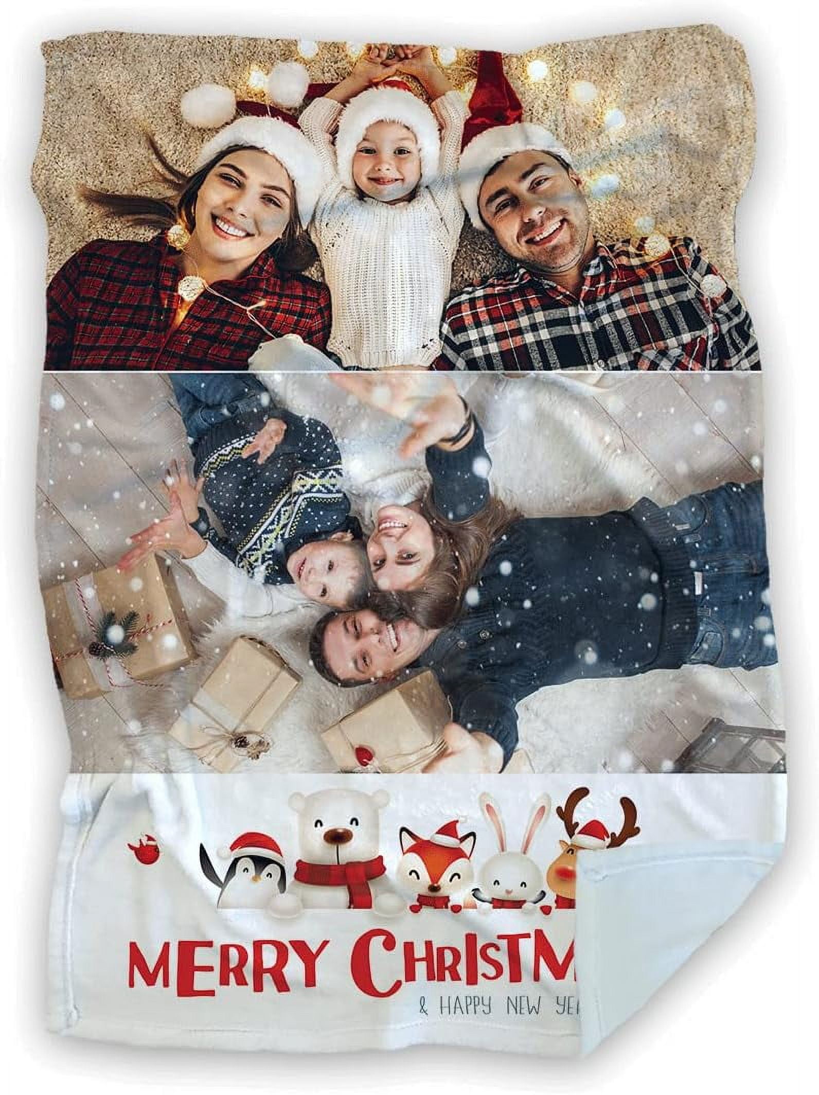 Personalized Custom Throw Blanket - 30x40 Inch Fleece Minky Customized ...