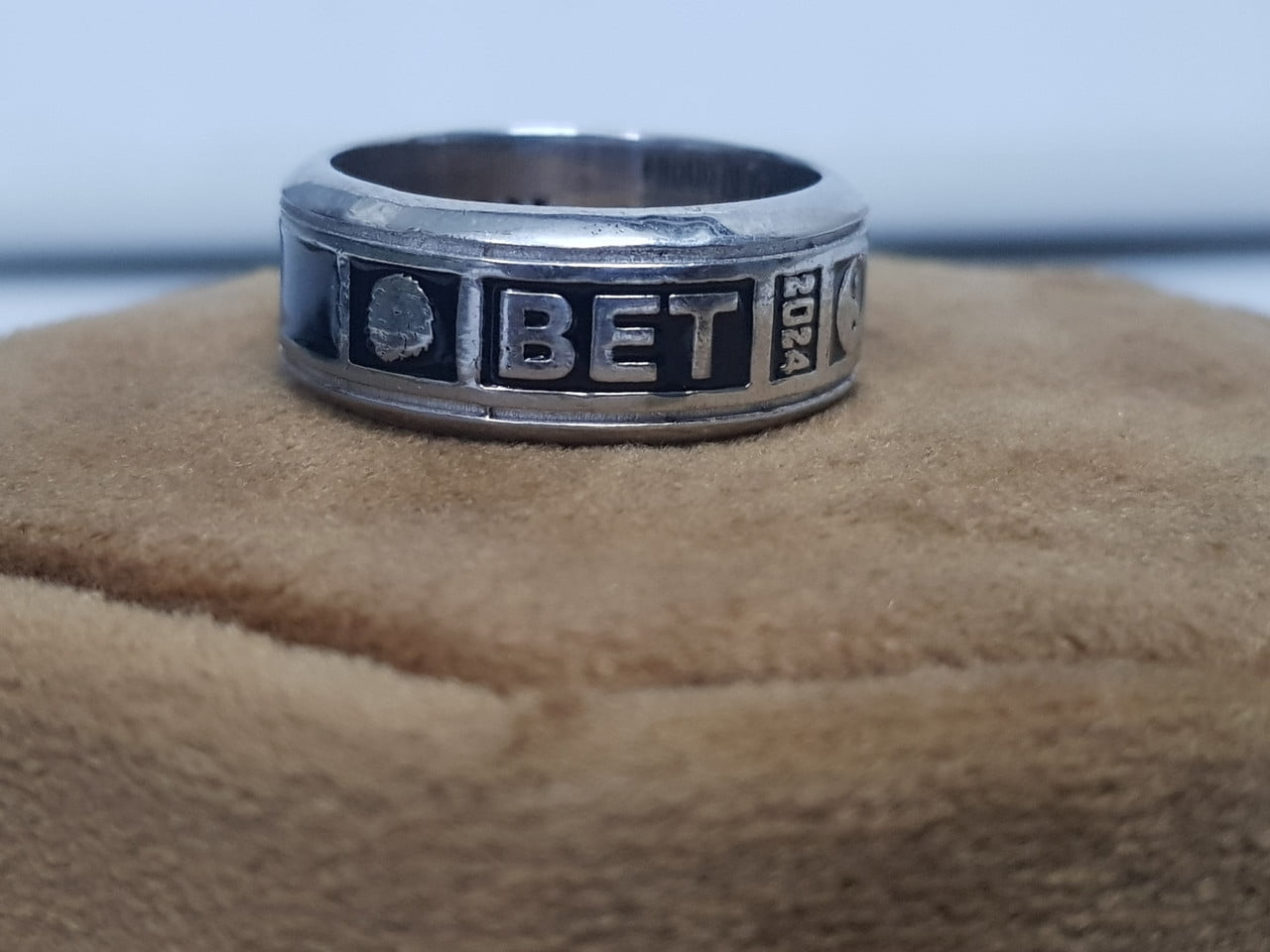 Personalized Custom University Name,Year,Inside Engraved And Logo Band ...