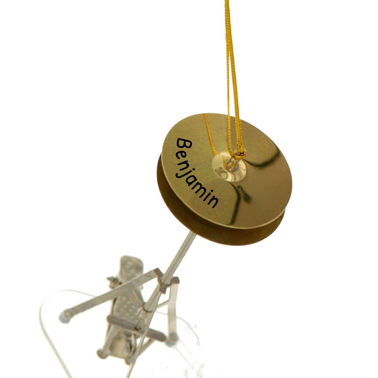 Personalized Cymbal Christmas Ornaments - Hi-Hat Drum Christmas ...