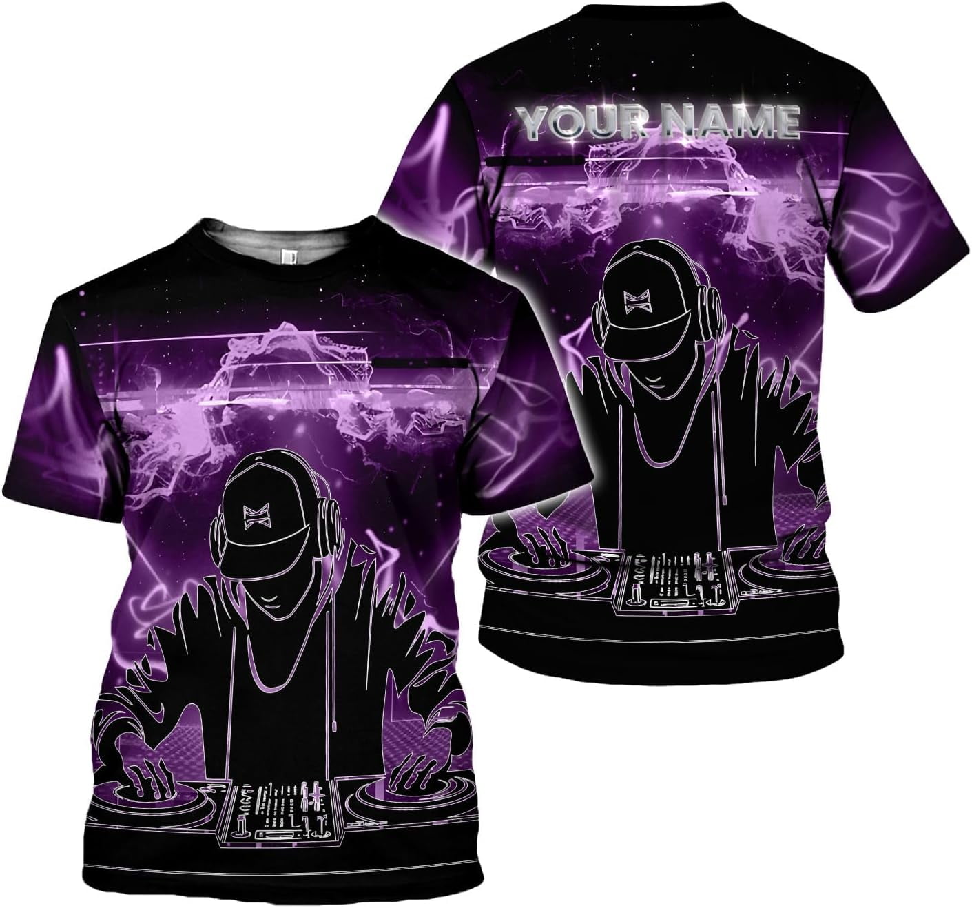 Personalized DJ Shirt, Custom DJ Shirts for Men DJ Player Music Lover ...