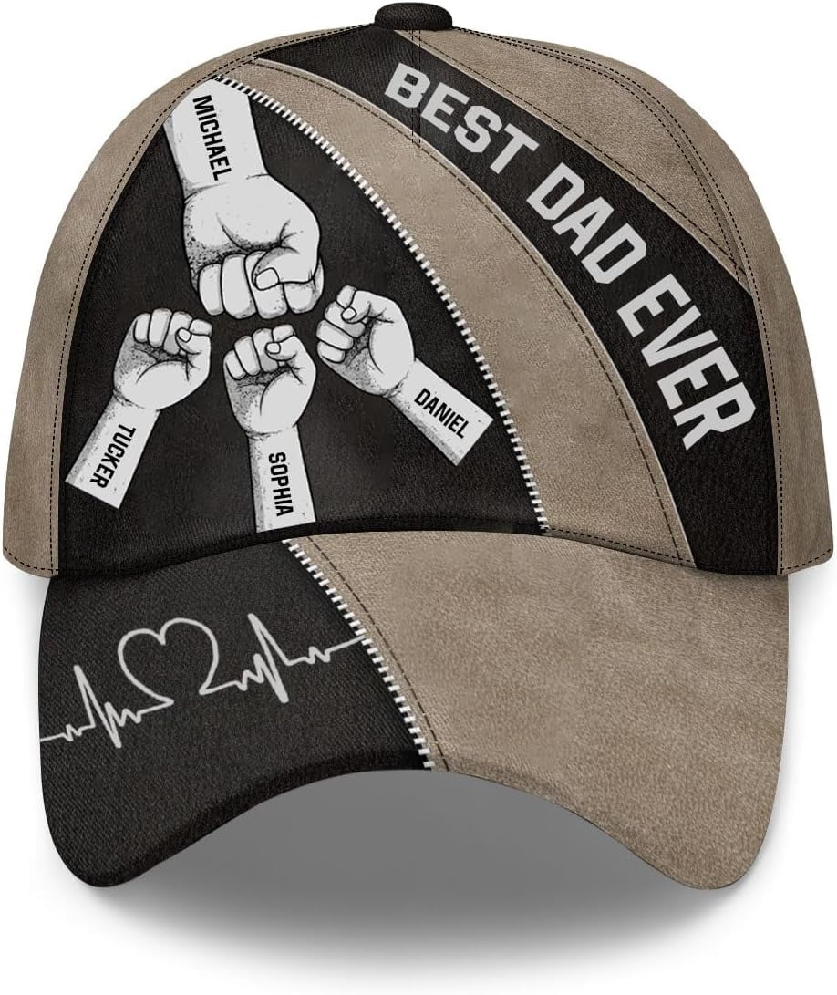 Personalized Dad Cap with Kids Names, Custom Dad Hats for Men ...