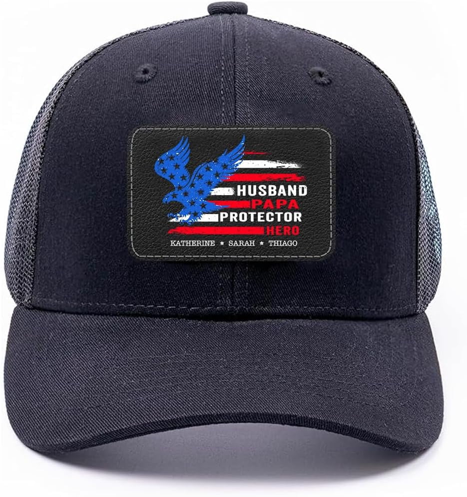 Personalized Dad Papa Hat, Custom Daddy Grandad Hat For Men Father Dad ...