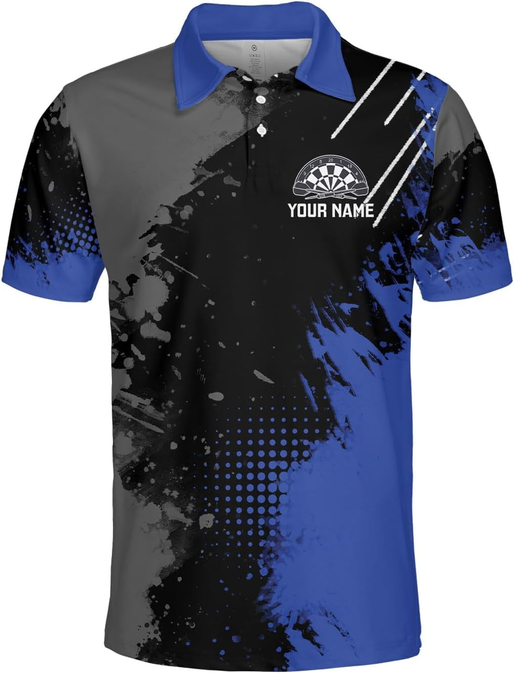 Personalized Dart Shirts Men Women 3D Polo Custom Name Team Jersey ...