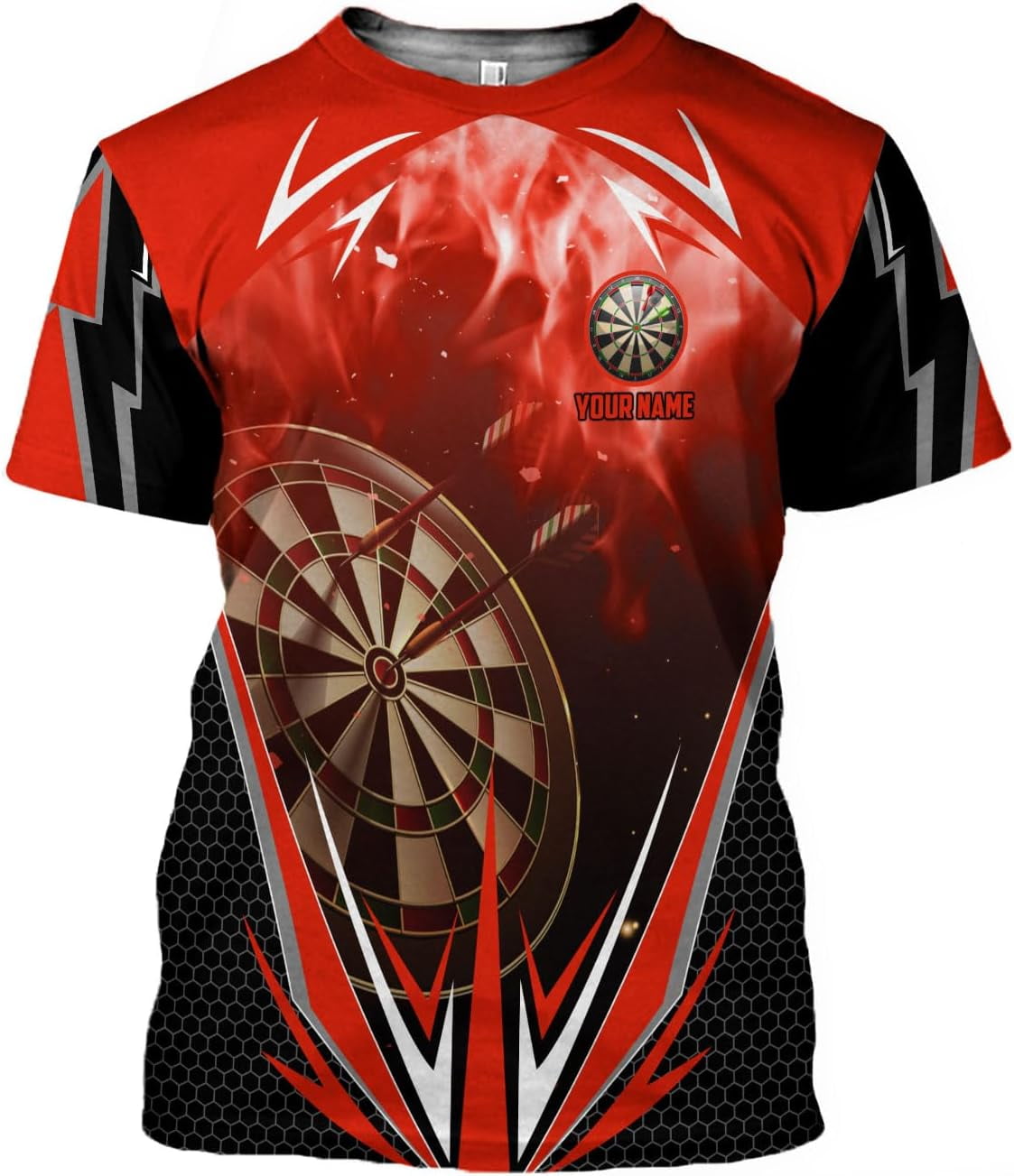Personalized Dart Shirts Men Women 3D Polo Custom Name Team Jersey ...