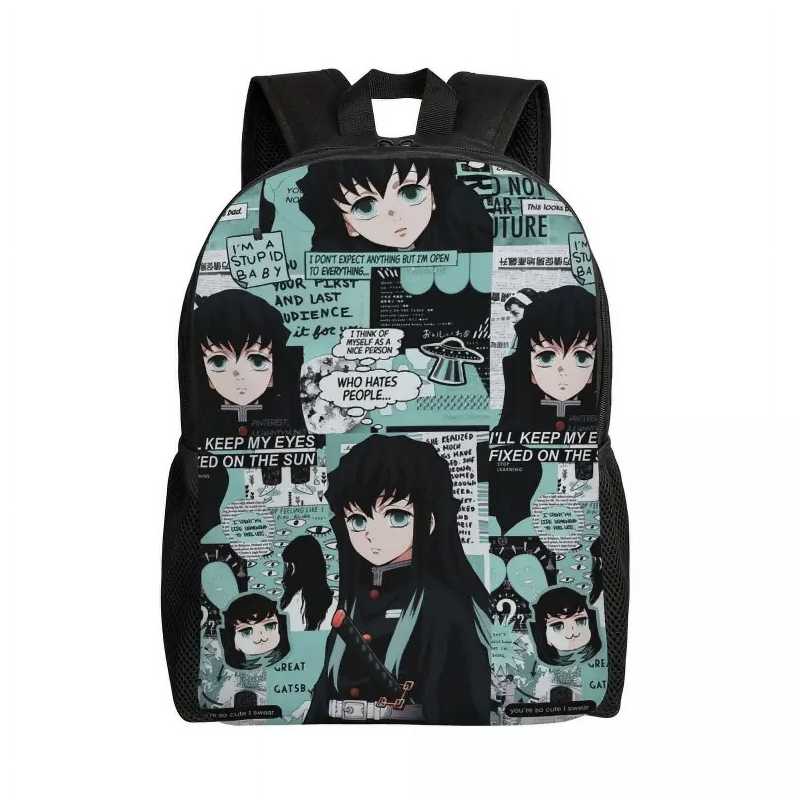 Personalized Demon Slayer Muichiro Tokito Collage Backpacks Men Women ...