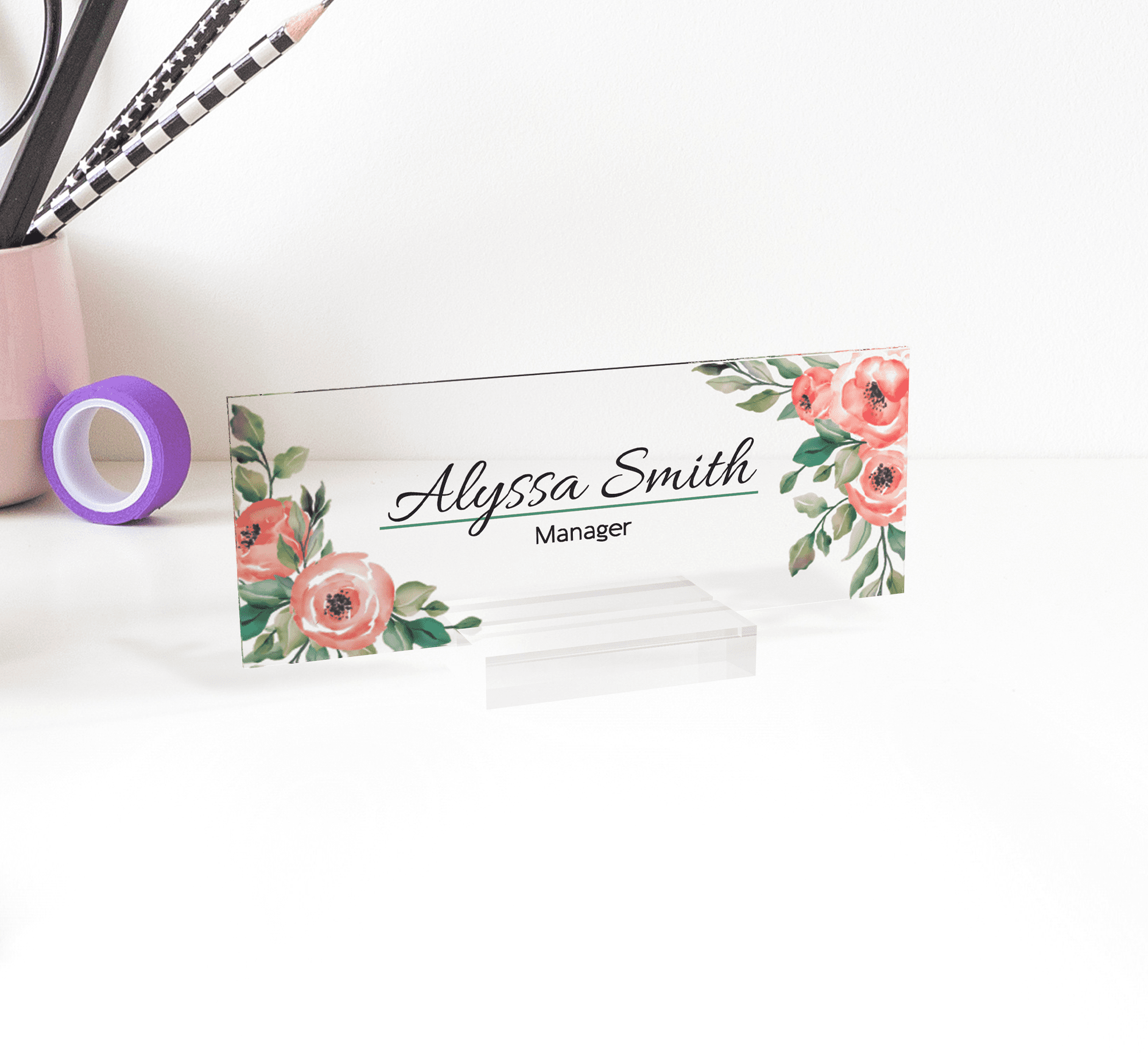 Artswave Personalized Desk Name Plate | Customized Display | Unique ...
