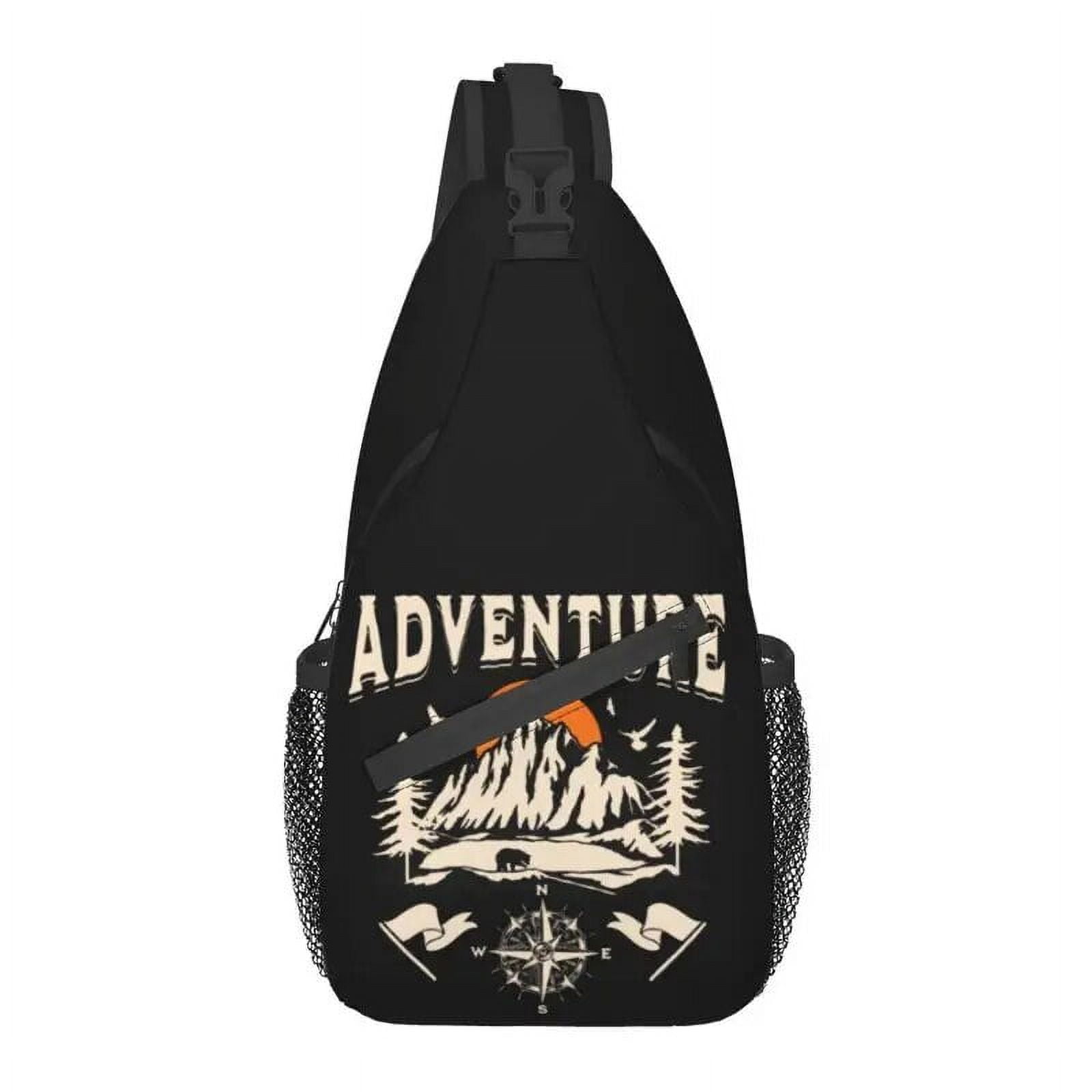 Personalized Direction Compass Sling Bag for Men Cool l Shoulder Chest ...