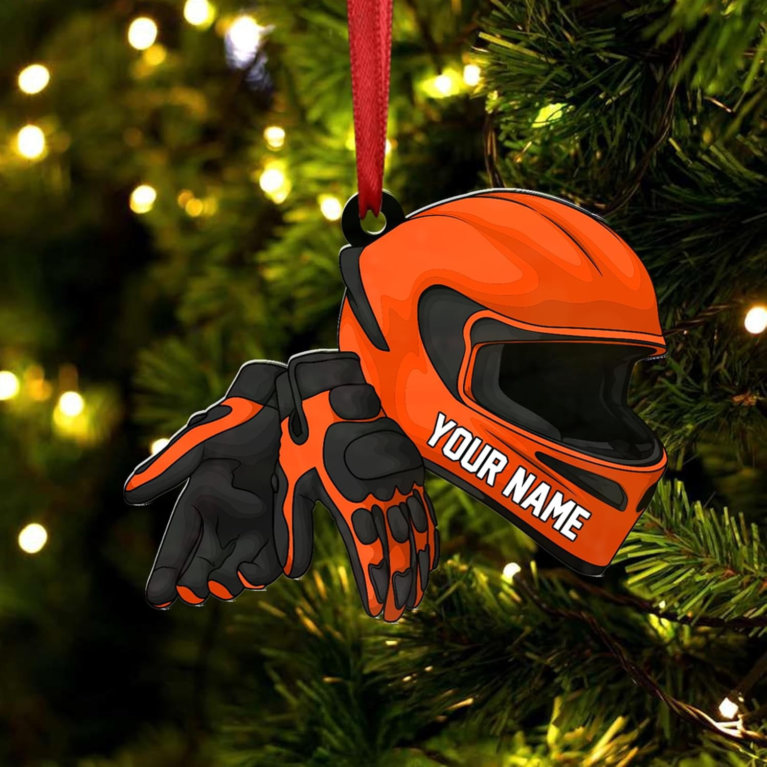 Personalized Dirt Bike Christmas Ornaments 2025 Custom Motocross ...