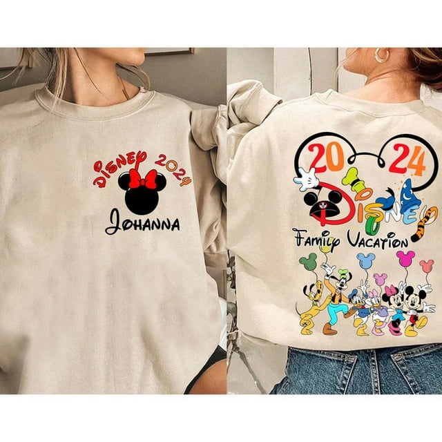Personalized Disney Family Vacation 2025 Mickey and Friends Shirt, Disney Trip 2025 Mickey ...