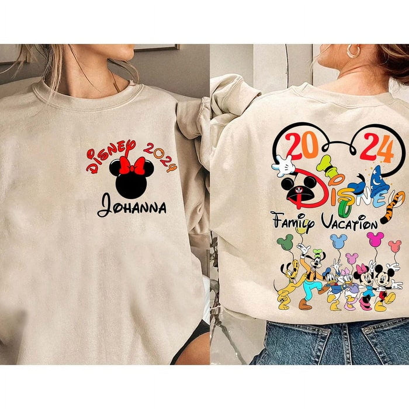 Personalized Disney Family Vacation 2025 Mickey and Friends Shirt, Disney Trip 2025 Mickey ...