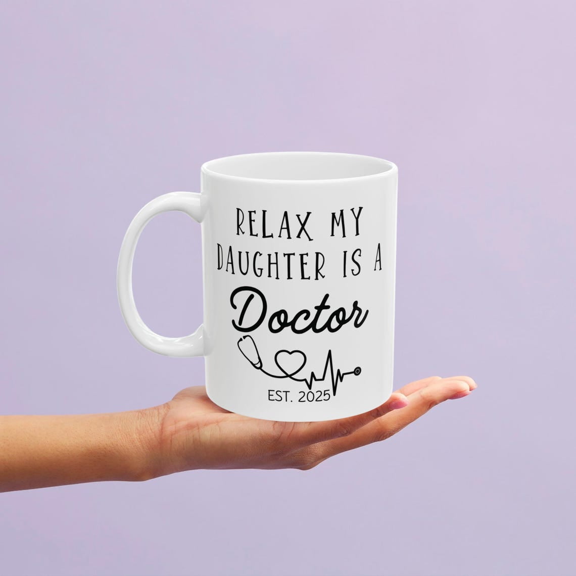 Personalized Doctor Parent Mug Custom Coffee for Proud Mom or Dad of a ...