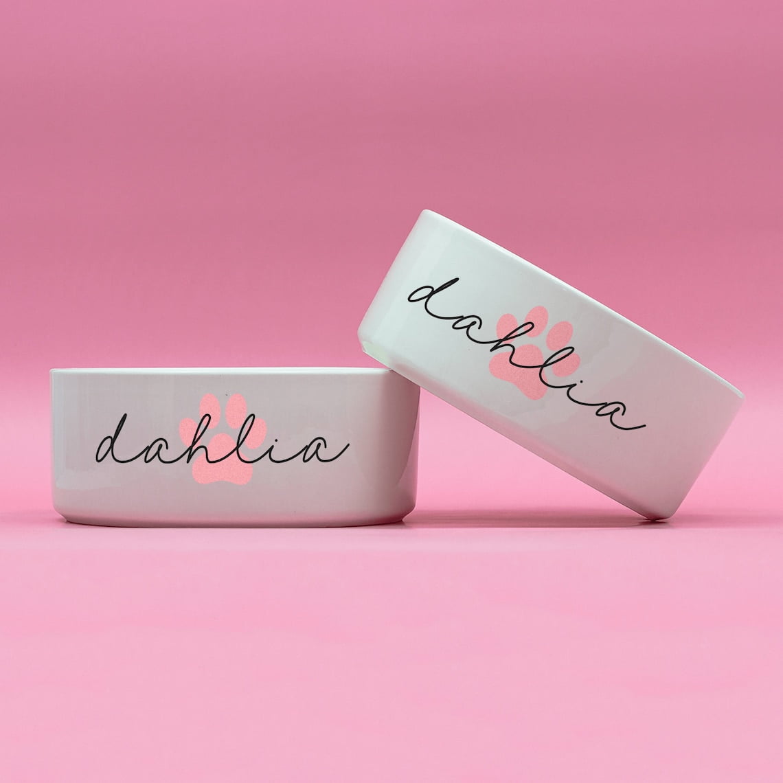 Personalized Dog Bowl | Custom Ceramic Dog Bowl Measuring 7\xe2\x80\x9d ...