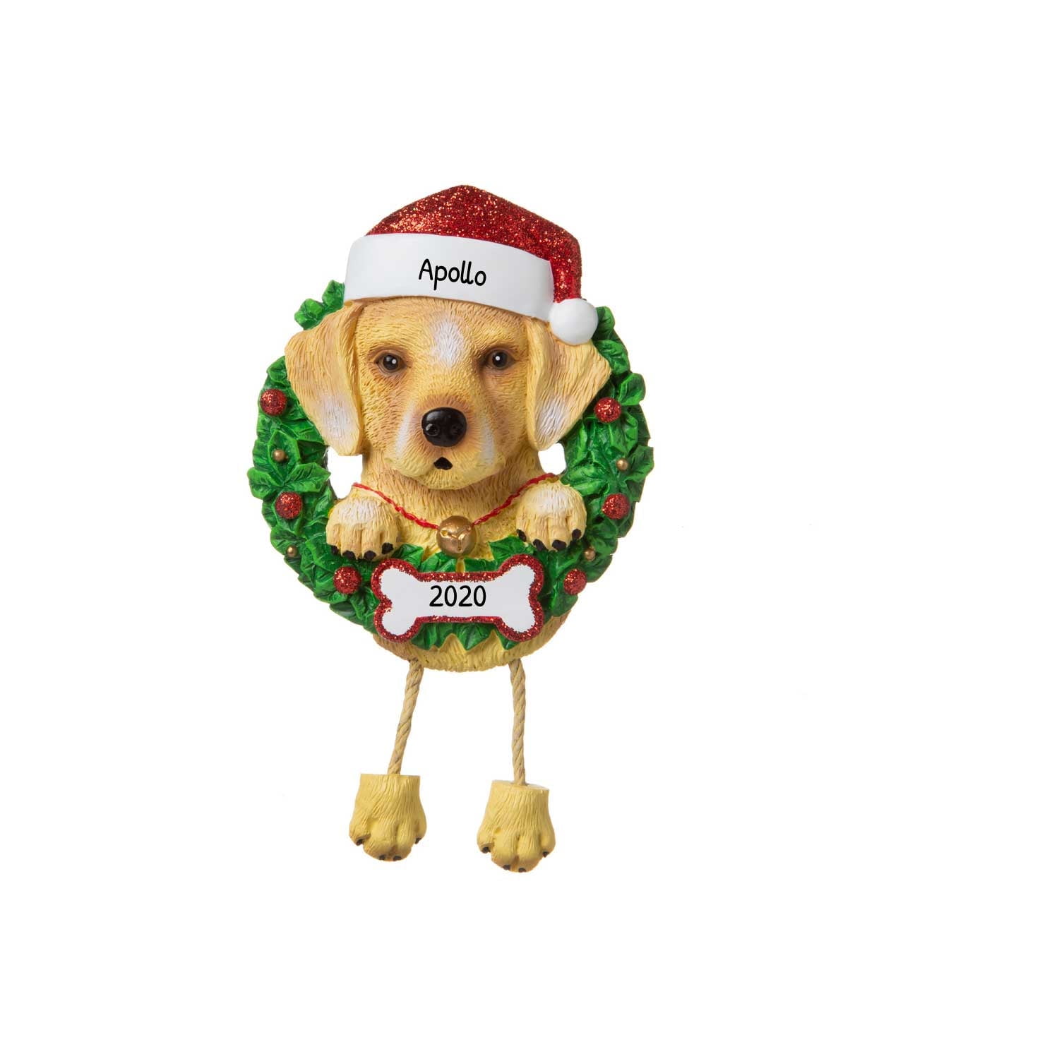 Yellow Lab Ornament Personalized