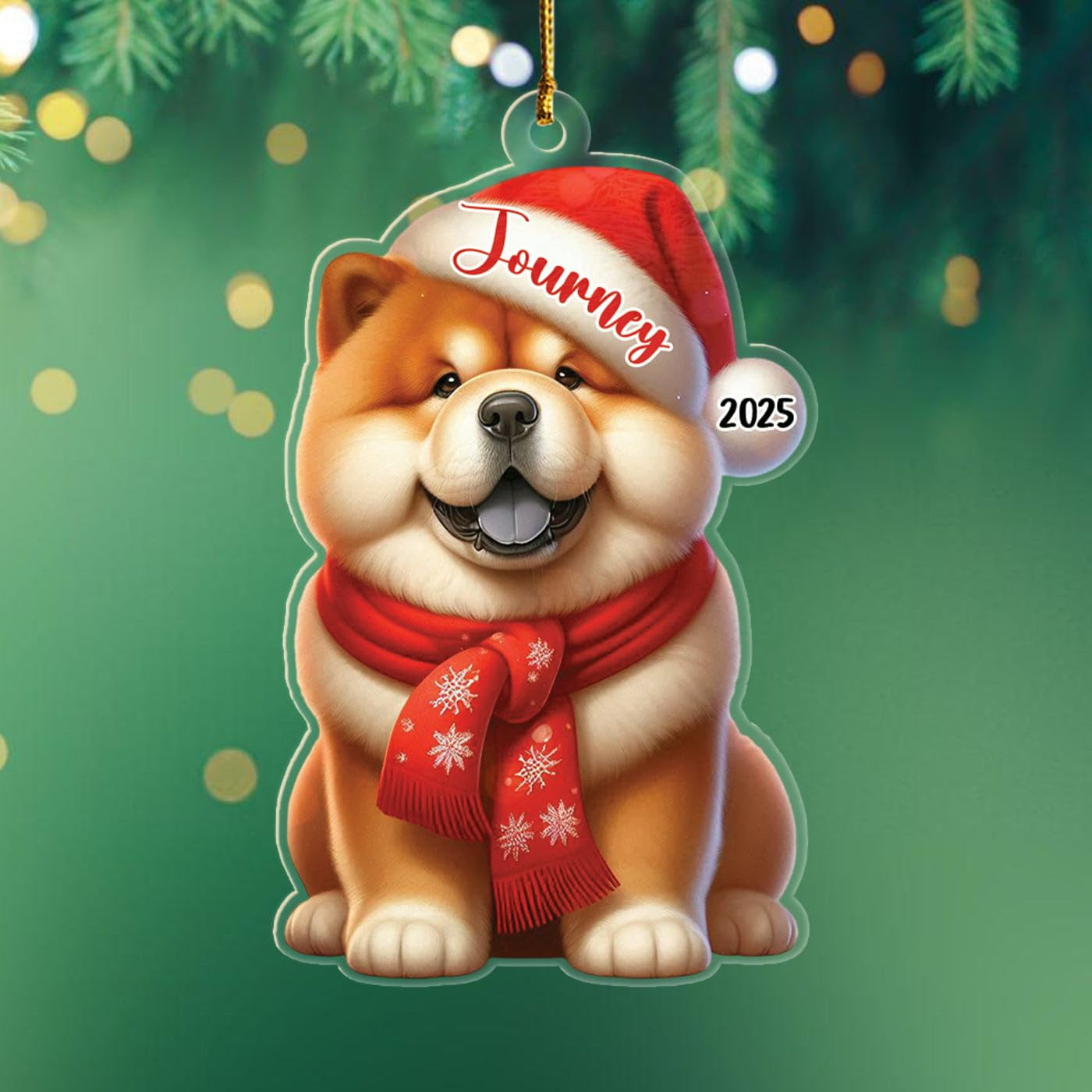 Personalized Dog Puppy Owner Shaped Christmas Ornament 2025, Unique ...